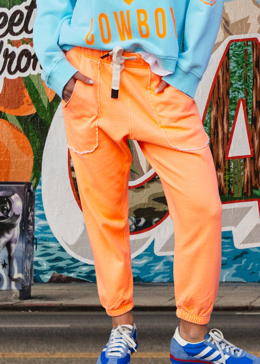 Hammill & Co | CAPRI ORANGE TRACK PANT|Cat Hammill